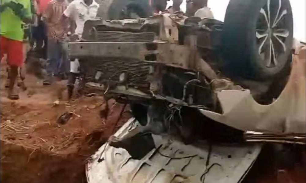 Tragic! Three Killed as Car Plunges Into Construction Gutter at ...
