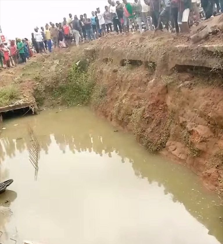 Tragic! Three Killed as Car Plunges Into Construction Gutter at ...